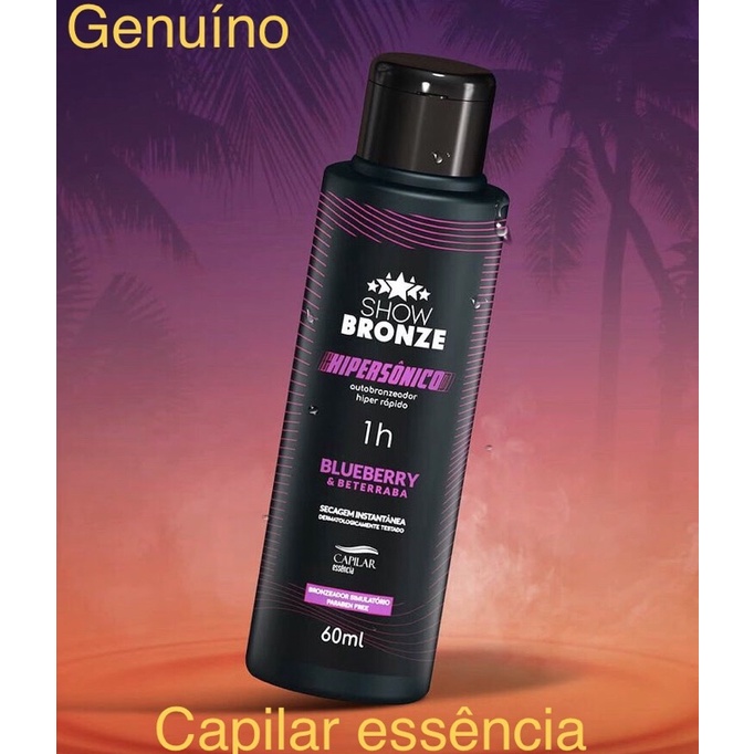 kit 3 auto bronzeador sem sol hipersônico blueberry 60ml show bronze ...