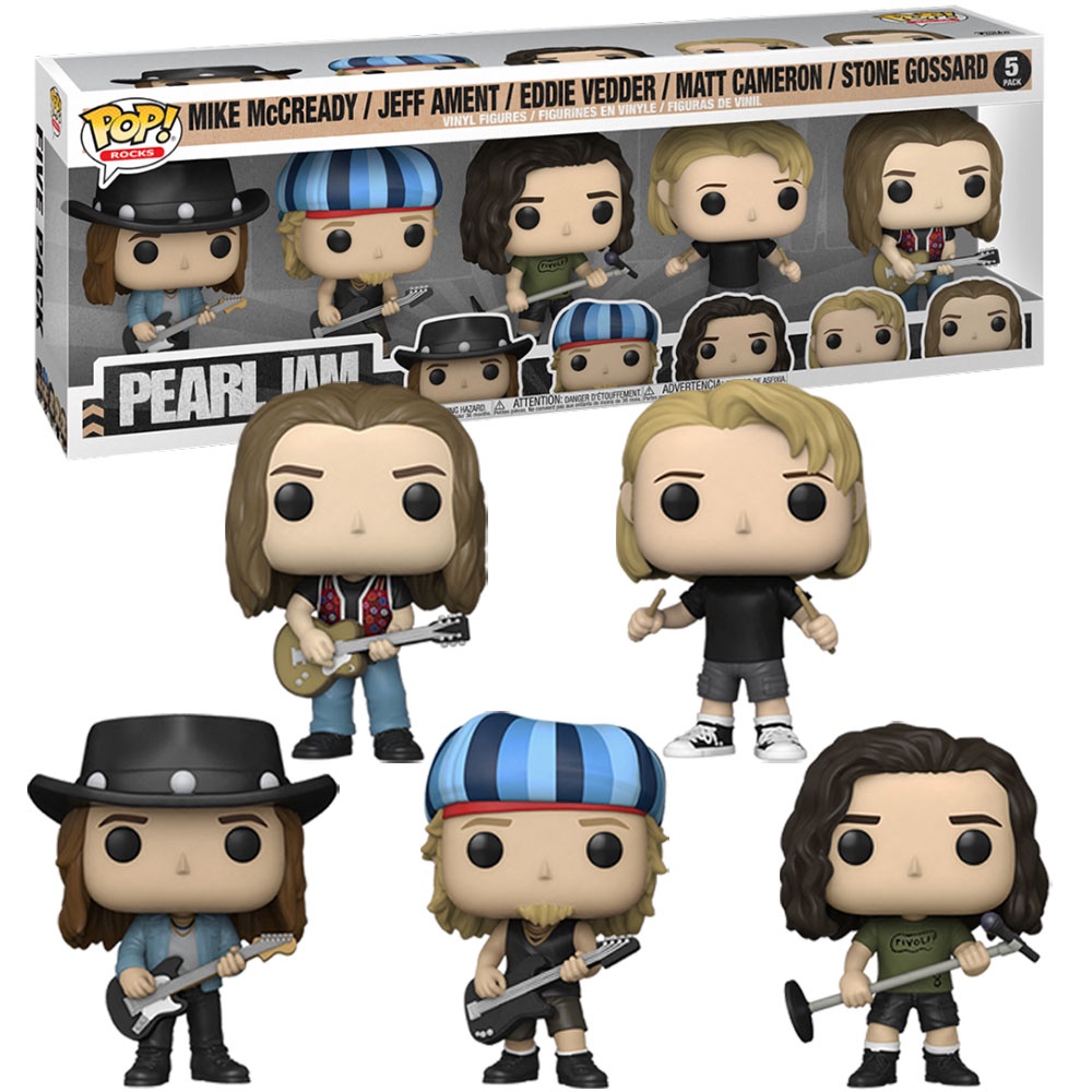 FUNKO POP ROCKS - PEARL JAM (5 PACK) NOVO ORIGINAL | Shopee Brasil