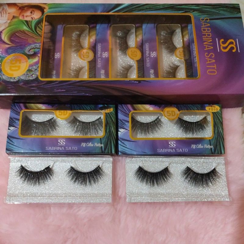 PAR DE CILIOS POSTIÇO 5D/F010-SABRINA SATO | Shopee Brasil