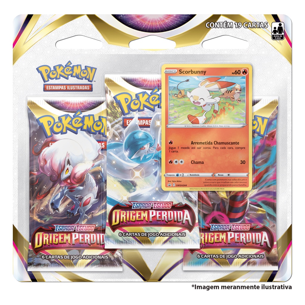 Pokémon - Triple Pack EE11 Origem Perdida | Shopee Brasil