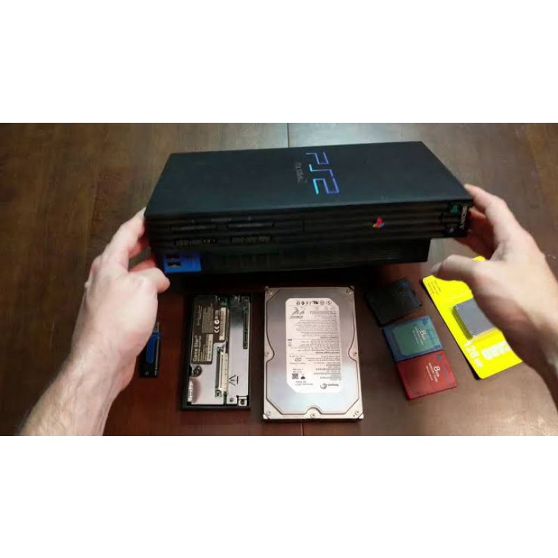 Playstation 2 Fat com Modem Network Adapter Hd Sata | Shopee Brasil