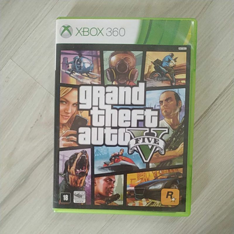 GTA 5 Xbox 360 original | Shopee Brasil