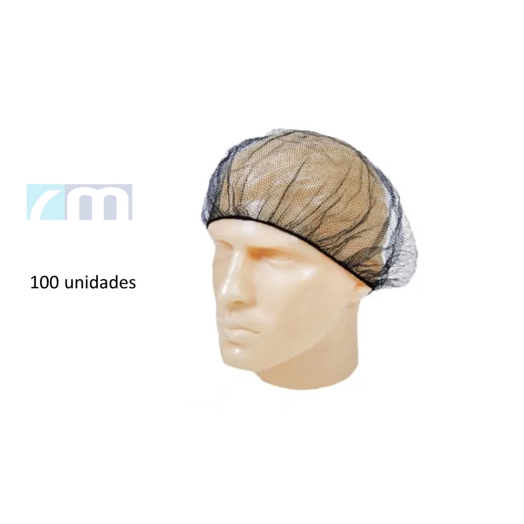 Touca De Rede Para Cozinha Redinha Preta Proteção Capitar Cabelo ...