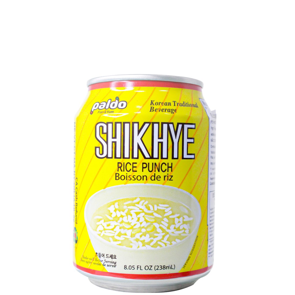 Bebida Coreana Adocicada de Arroz Shikhye Paldo - 238mL | Shopee Brasil