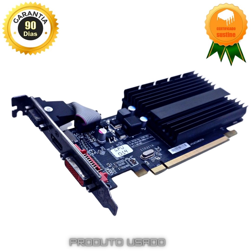 Placa de video AMD radeon hd 5450 1gb gddr3 64bits | Shopee Brasil