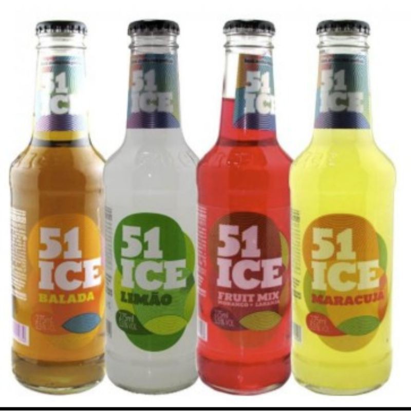 Bebida Ice 51 Balada Limão Fruit Mix Maracujá Citrus 275ml | Shopee Brasil