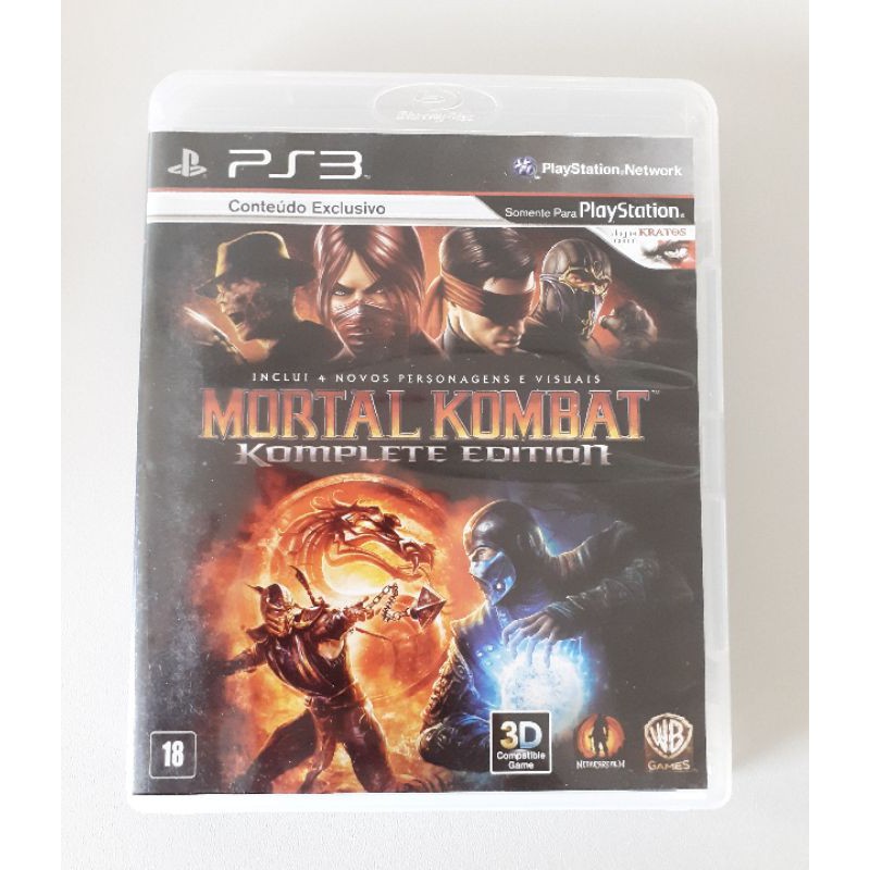 Mortal Kombat 9 Komplete Edition PS3 | Shopee Brasil