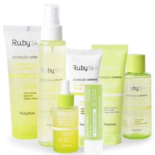 Produtos Skin Care Ruby Rose Proteção Urbana RubySkin Cuidado Com A ...