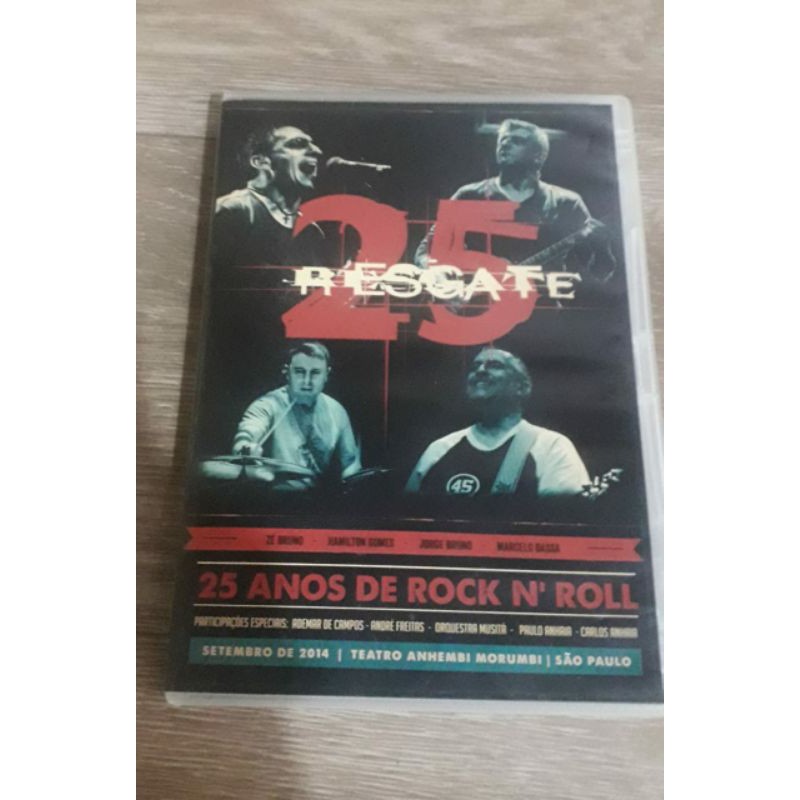 DVD RESGATE 25 ANOS AO VIVO | Shopee Brasil