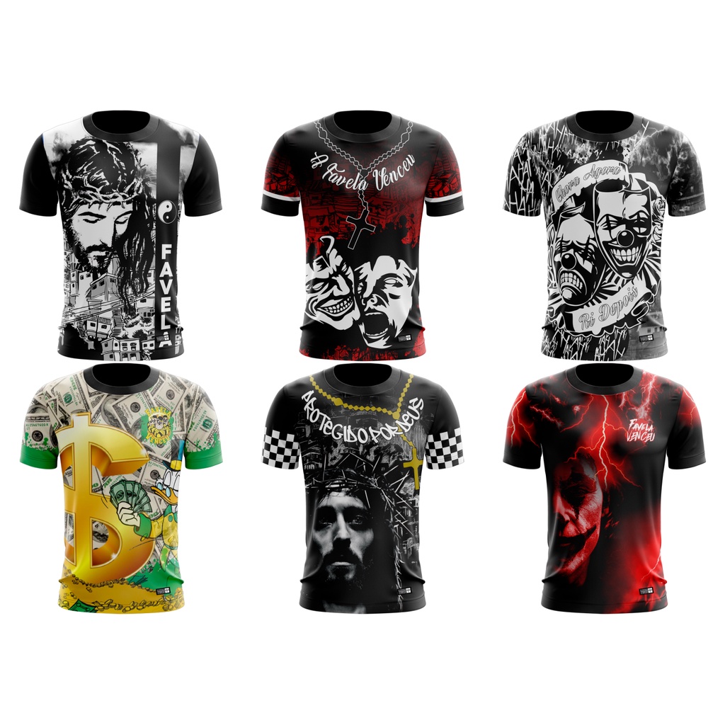 Camiseta infantil da Quebrada favela Chave Peita Pac01 | Shopee Brasil