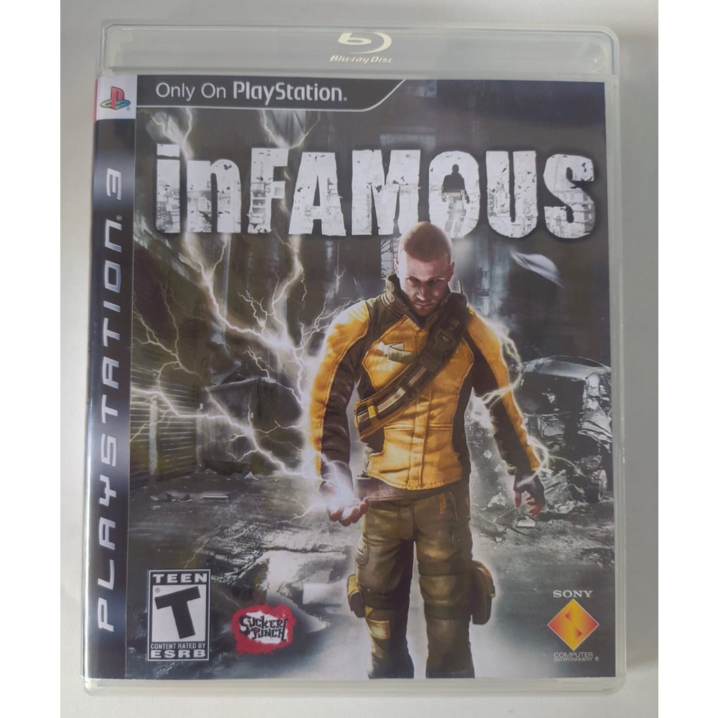 Infamous PS3 Original Mídia Física - Pronta Entrega | Shopee Brasil