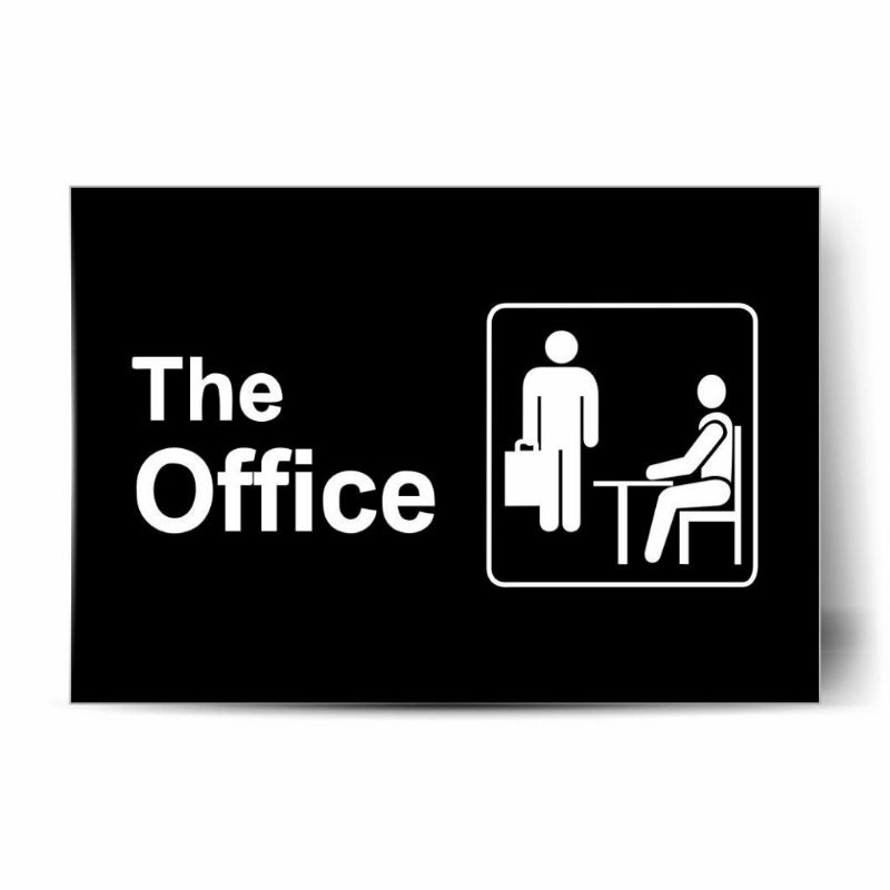 Placa decorativa - The office | Shopee Brasil