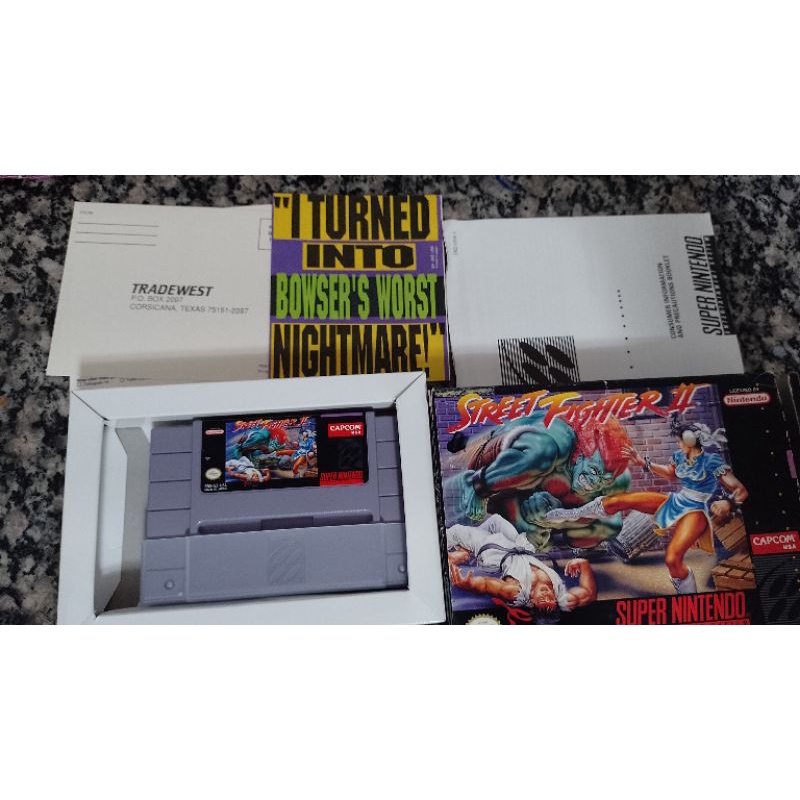 Street fighter 2 SNES original. | Shopee Brasil