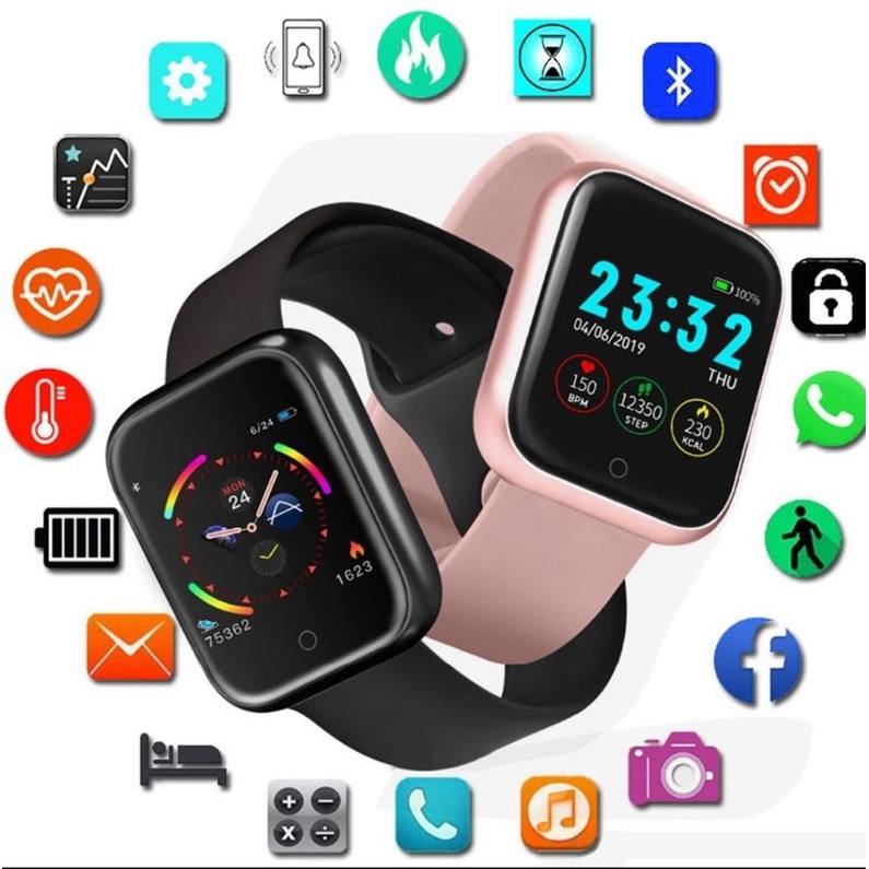 Relogio Smartwatch i5 D20 Inteligente IP67 bluetooth notificação ...