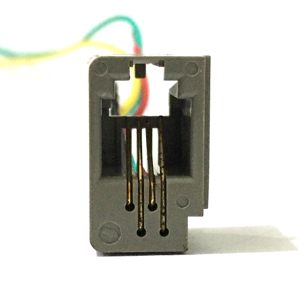 Kit Com 100 Conectores Fêmea Rj9 Com cabos Telefonia | Shopee Brasil