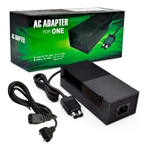 Fonte Xbox One 2 Pinos + Cabo De Força Bivolt 110v/220v Game | Shopee ...