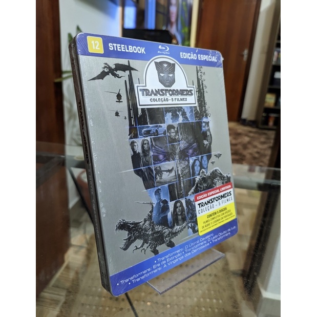 Coleção - Transformers / Steelbook- Blu-ray - Lacrado | Shopee Brasil