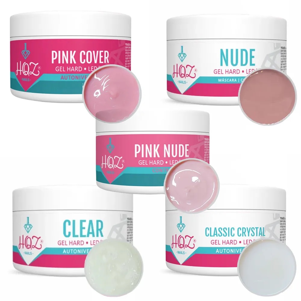 Gel Hqz Hard 15g Auto Nivelante Led Uv Unhas Nails Anvisa | Shopee Brasil