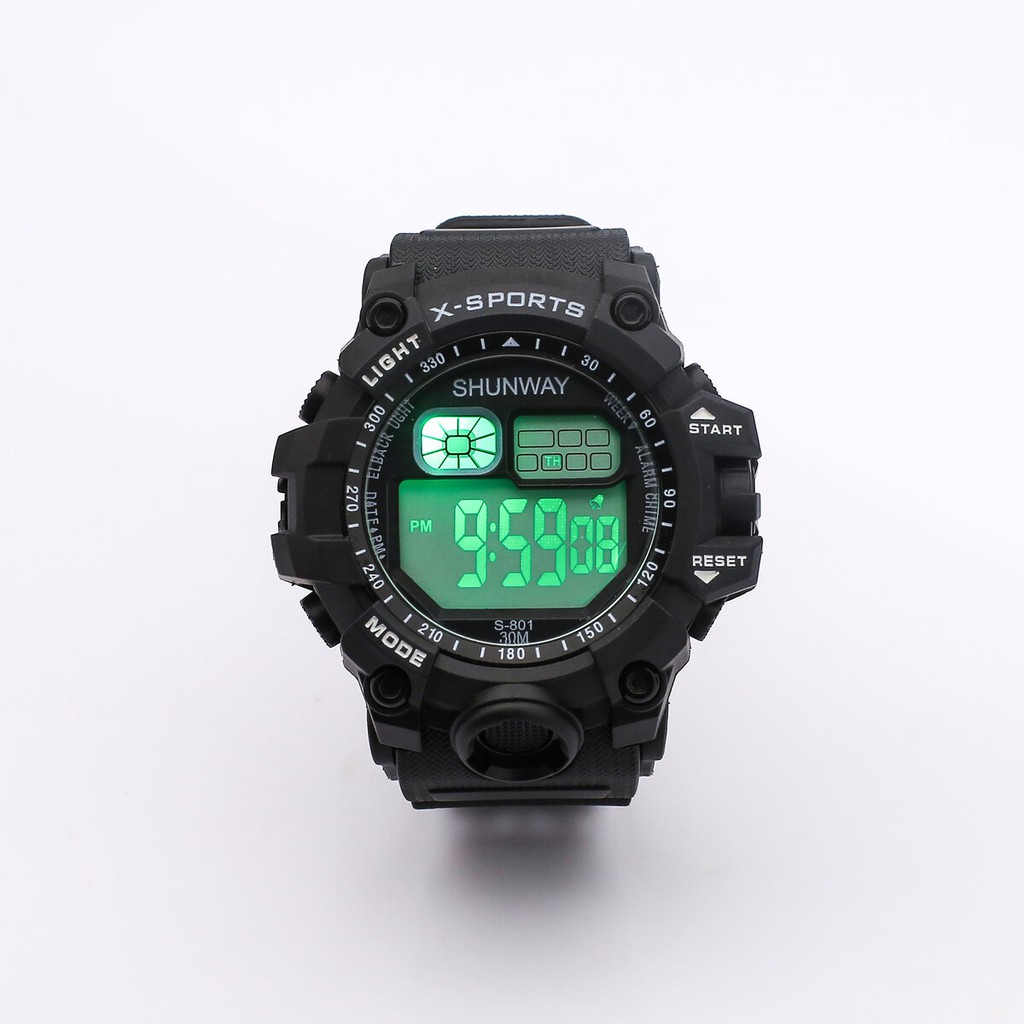 Relógio Masculino Luxo Digital De Pulso Prova Da Água Militar Eletrônico Esportivo Original ...