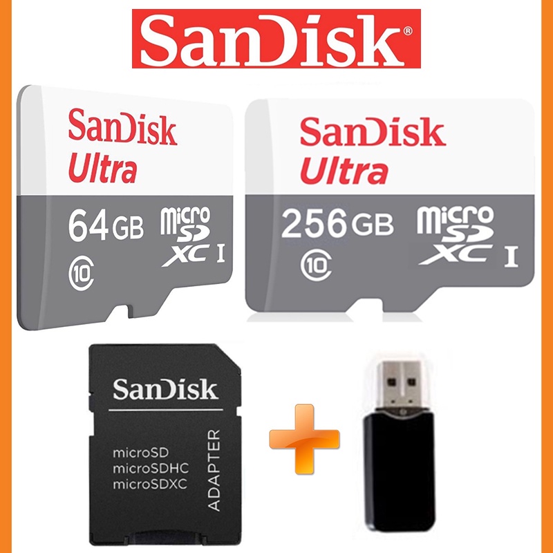 SanDisk Ultra Classe 10 Cartão Micro SD De Memória TF 2 Gb/4/8/16/32/64/128/256/512/1 Tb sdcard ...