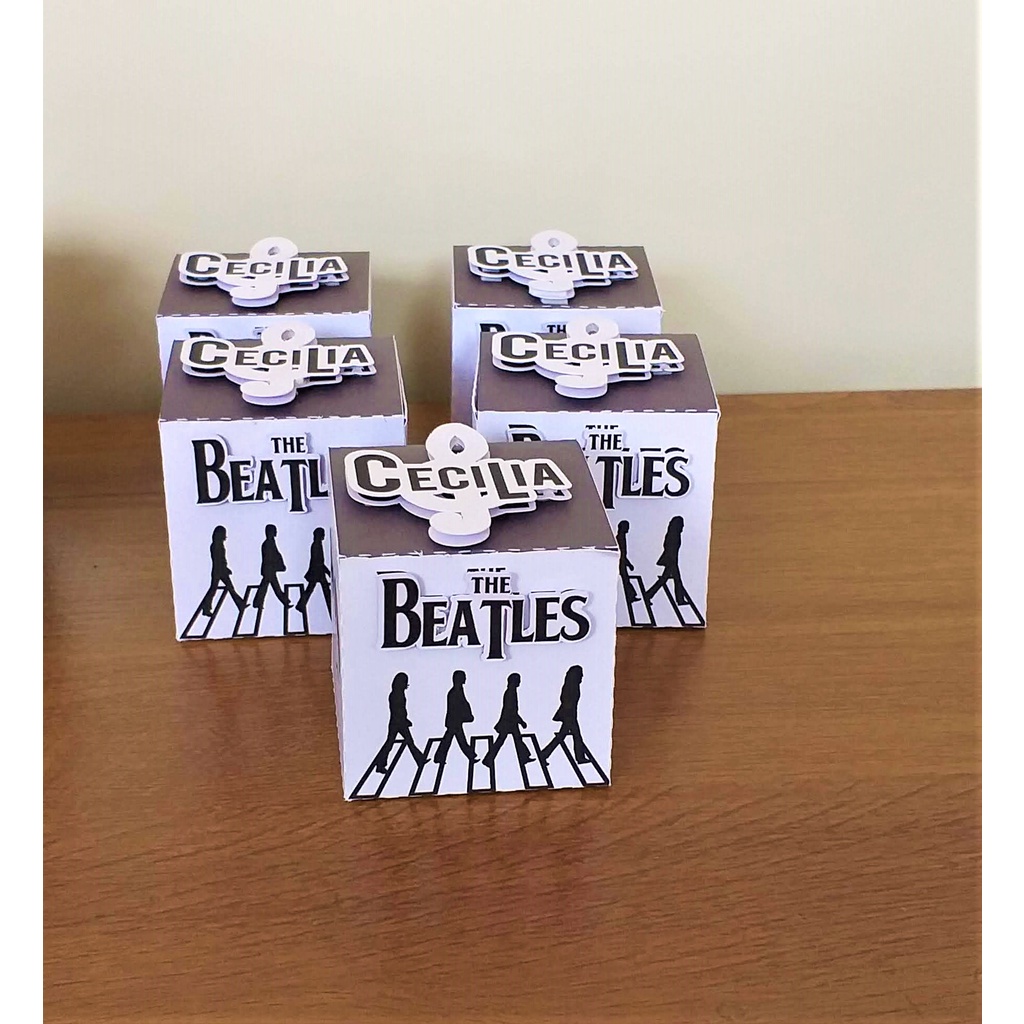 Kit com 05 Caixas Cubo Beatles Desmontada | Shopee Brasil