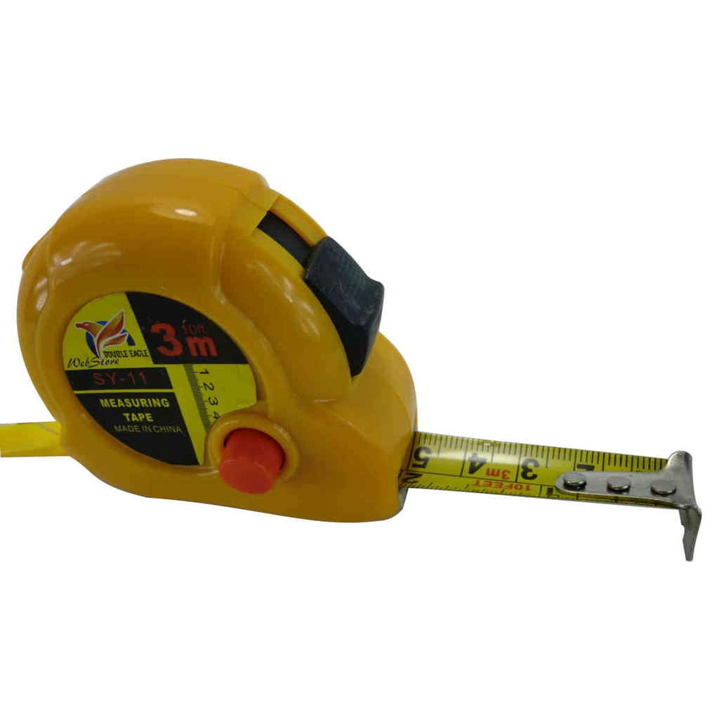 TRENA 3 METROS COM TRAVA E BOTÃO DE TRAVA RÁPIDA - FITA MÉTRICA ...