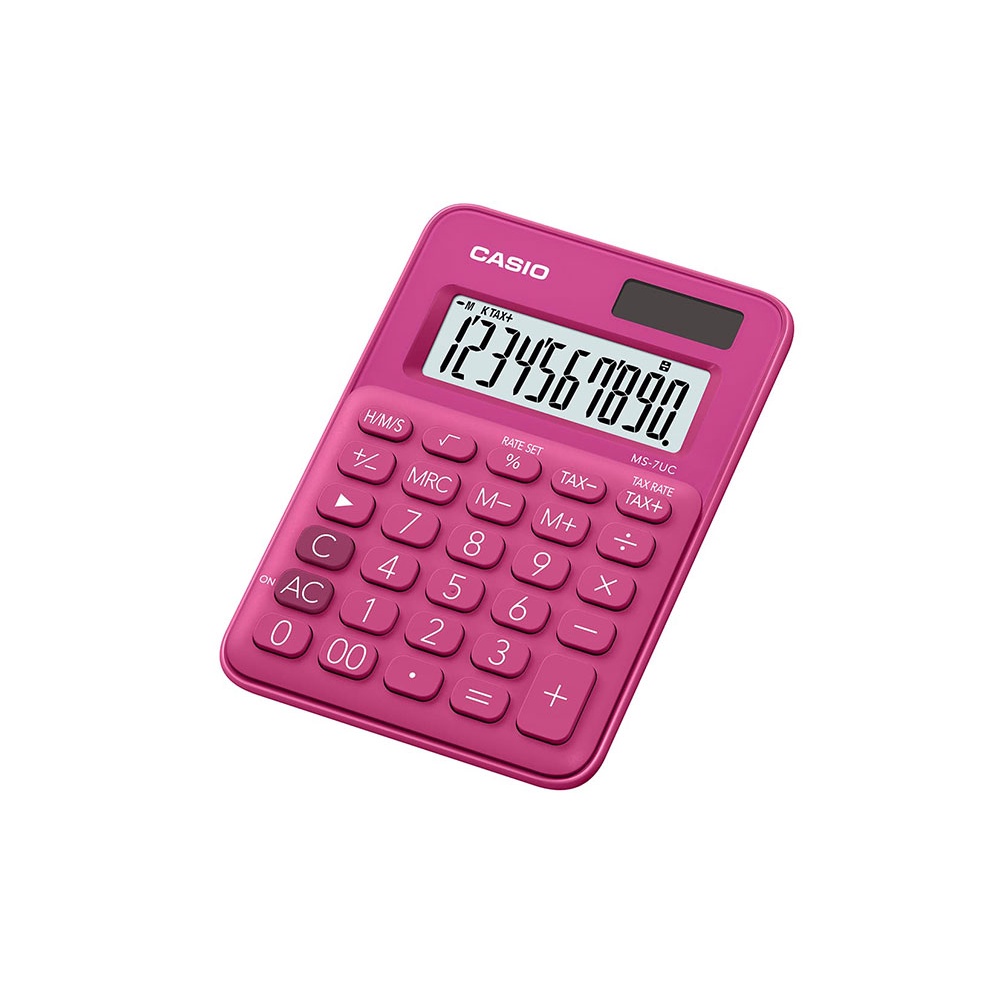 Mini Calculadora Casio de mesa c/ visor amplo 10 dígitos | Shopee Brasil