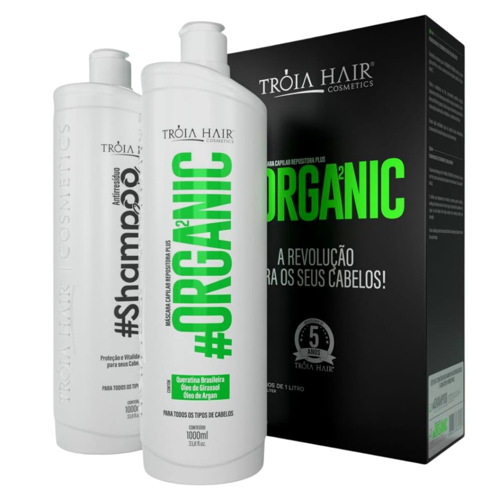 Kit Progressiva Semi Definitiva Organica Troia Hair Original | Shopee ...