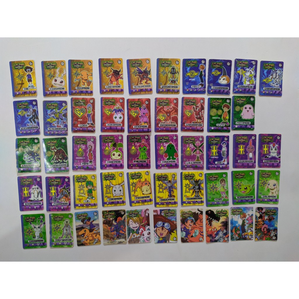 Coleção Ligmon Digimon Elma Chips Tazos | Shopee Brasil
