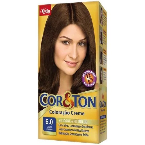 Mini Kit Tinta Cor&Ton Louro Escuro 6.0 | Shopee Brasil