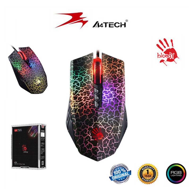 A4Tech Bloody A70 USB Gaming Mouse Wired Mouse - Desconto no Preço