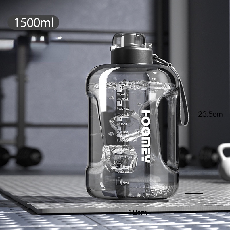 Garrafa De Água Esportiva De Grande Capacidade De 1500ML/2500ML/2000ML Resistente Ao Choque A ...