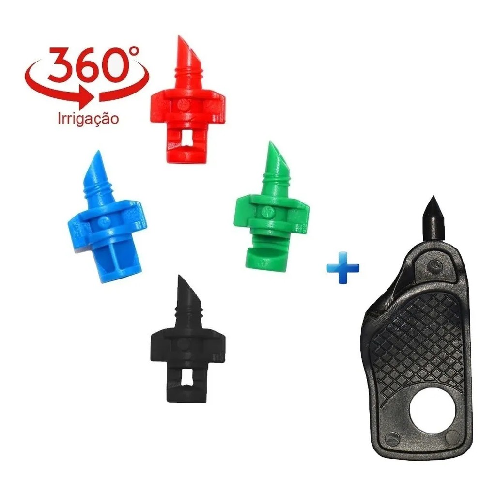 Kit 20x Mini Aspersor Spray Irrigação De 360° + 1 Furador | Shopee Brasil
