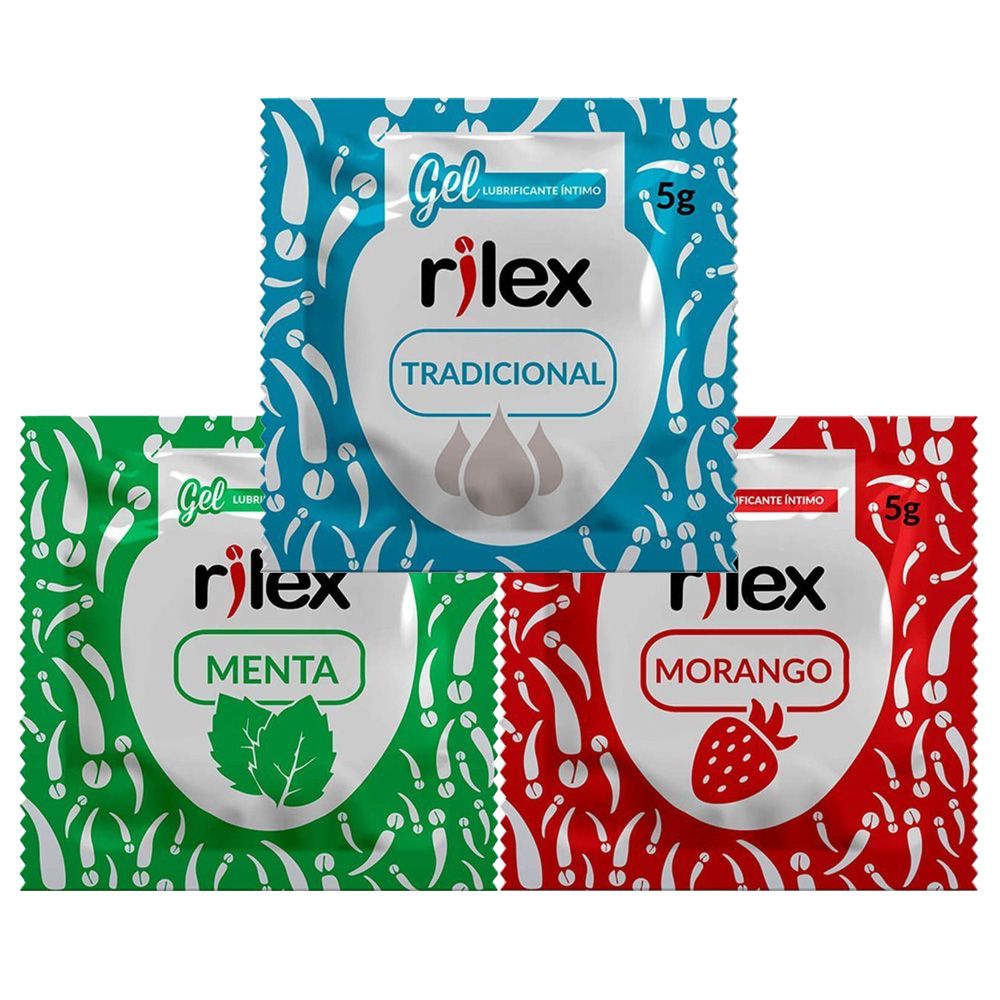 GEL LUBRIFICANTE ÍNTIMO AROMATIZADO SACHÊ 5G RILEX | Shopee Brasil