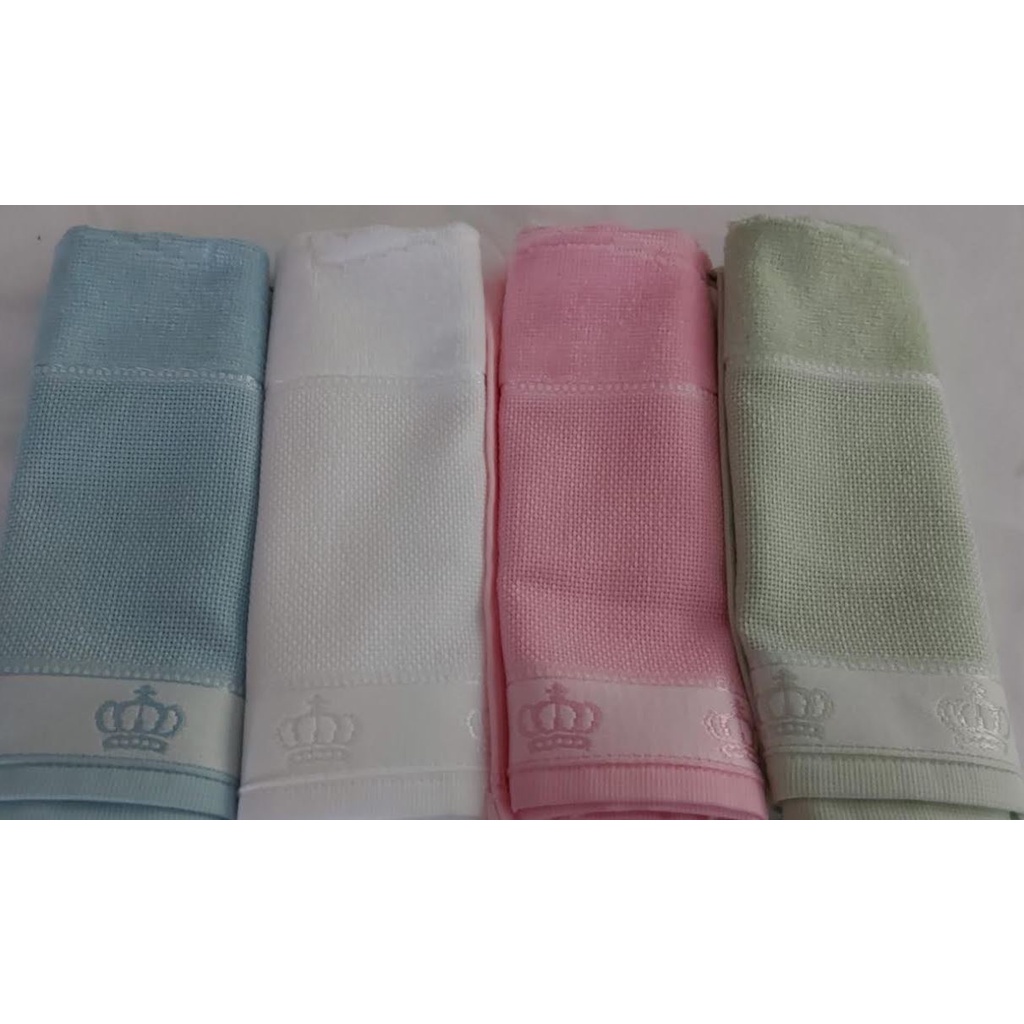Kit Toalha De Lavabo Baby Classic "coroa" - Barra Para Bordar | Shopee ...