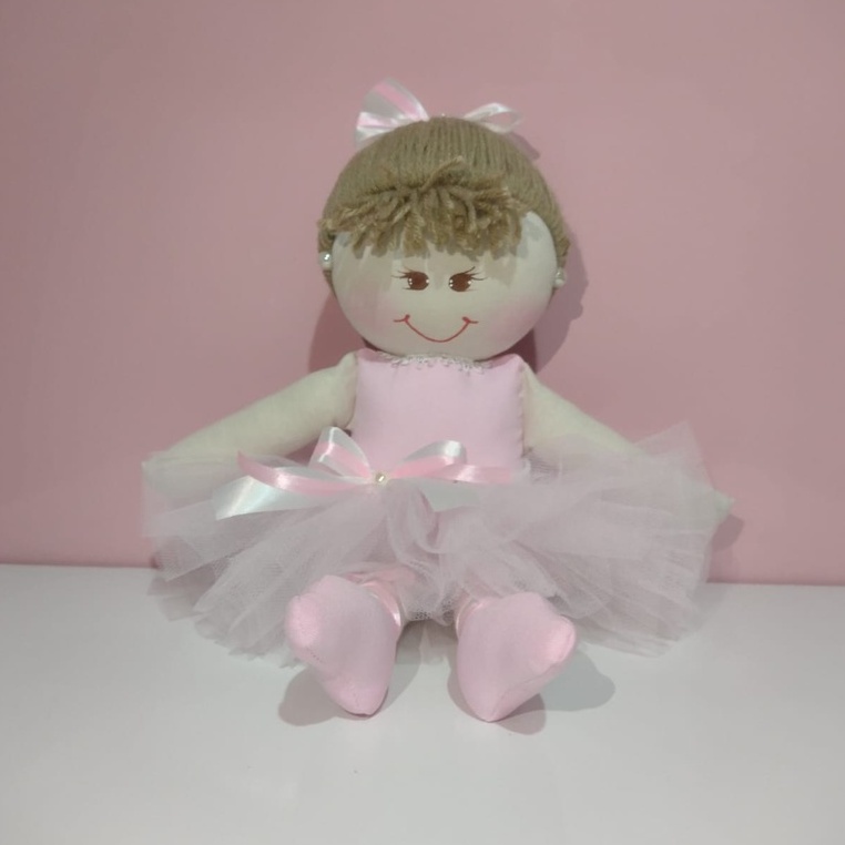 Boneca de pano - Bailarina | Shopee Brasil