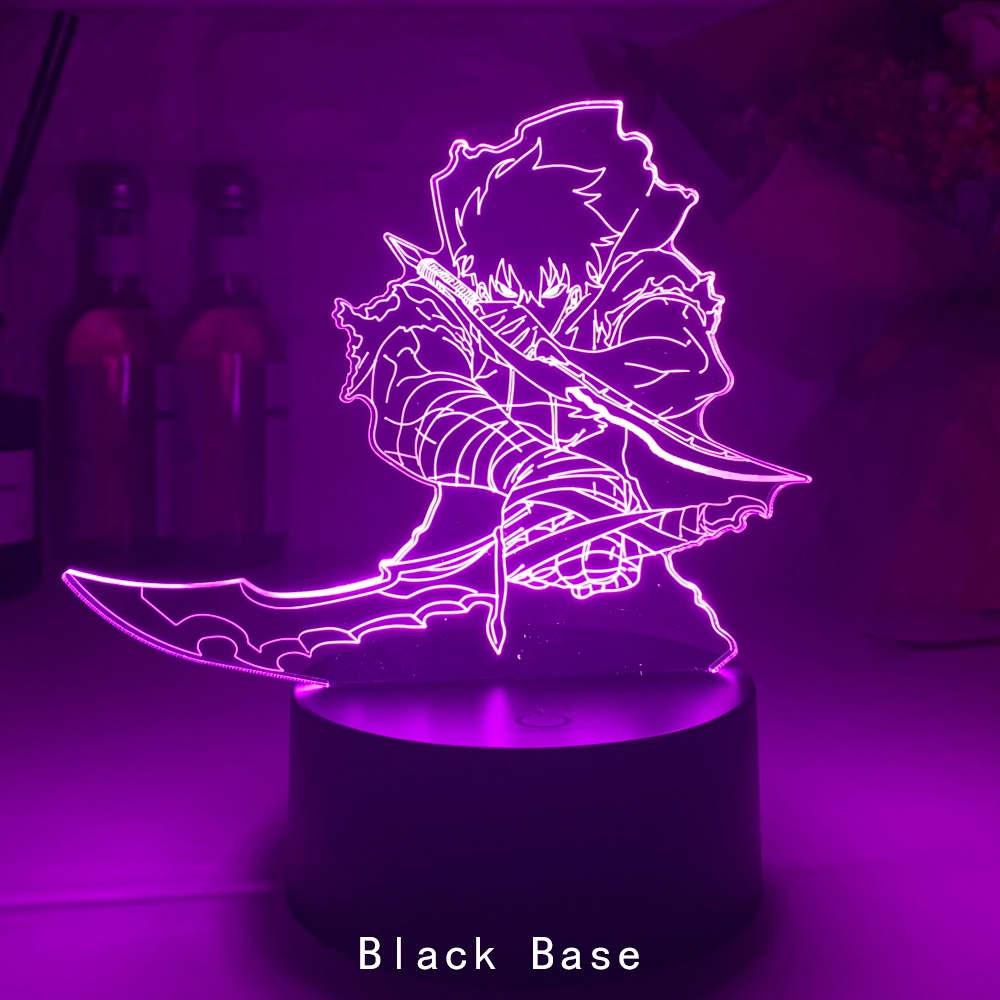 Anime Led Light Solo Leveling for Children's Room Decor Night Light Kid ...