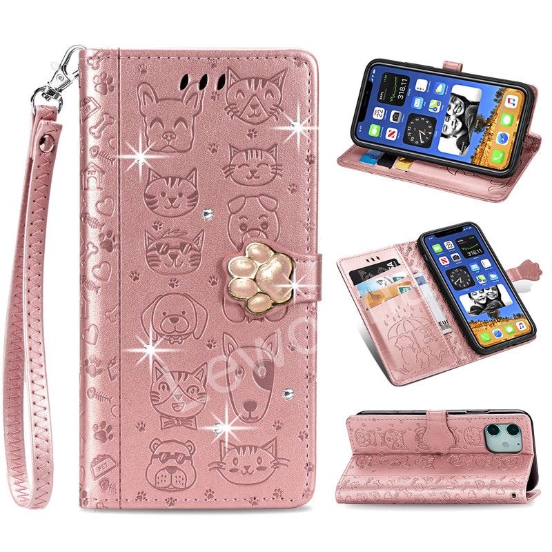 Capa De Celular Tipo Carteira Flip De Couro Pu Com Desenho Para Samsung Galaxy A31 / A21S / A51 ...