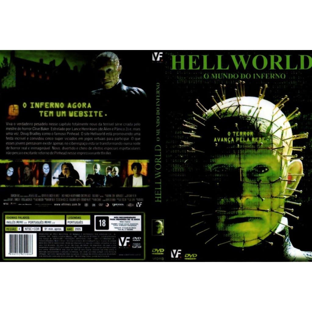 HELLRAISER 8 - MUNDO DO INFERNO (2005) | Shopee Brasil