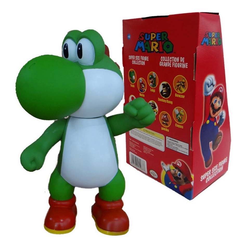 Boneco Original Yoshi Super Mario Bros Colecao | Shopee Brasil