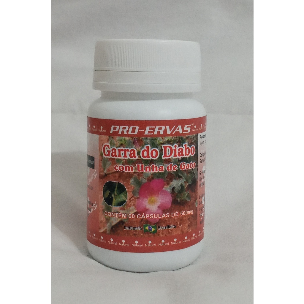 Garra do Diabo (Harpago) 60 cápsulas 500mg - Analgésico e Anti ...