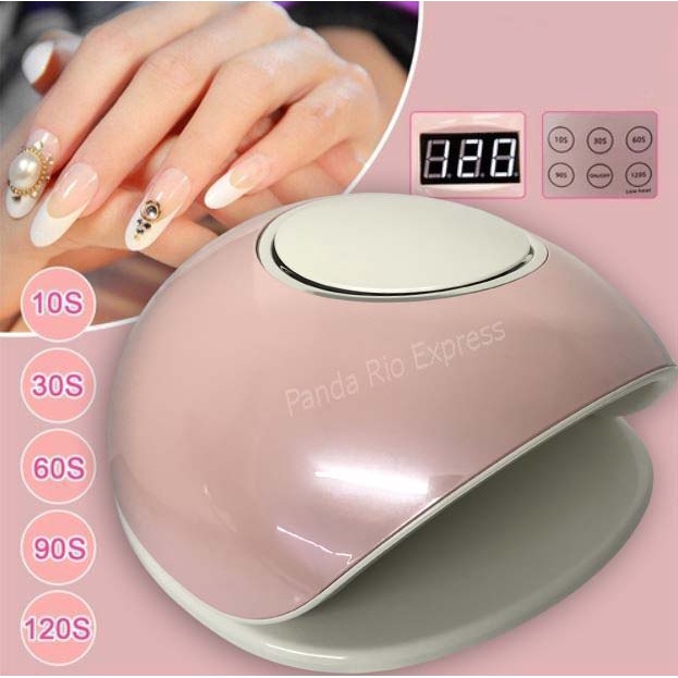 Cabine De Unhas F4 Led Uv 48w Nail Lamp Bivolt Secagem Rápida Gel