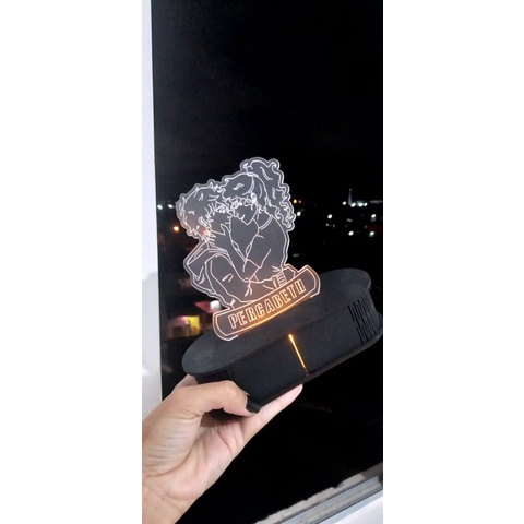 LUMINÁRIA DE LED PERCY JACKSON E ANNABETH CHASE | Shopee Brasil