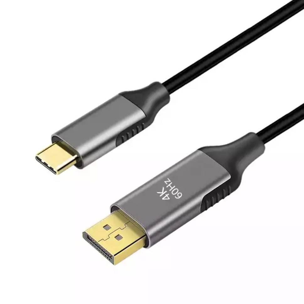 Cabo Adaptador USB Tipo C USB-C Displayport 4K 60Hz 2K 165Hz 2K 144Hz Thunderbolt | Shopee Brasil