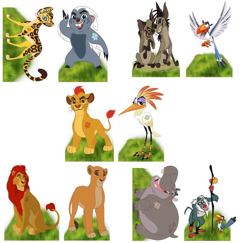 Guarda Do Leão - 10 Displays De Festa Infantil De 20cm | Shopee Brasil
