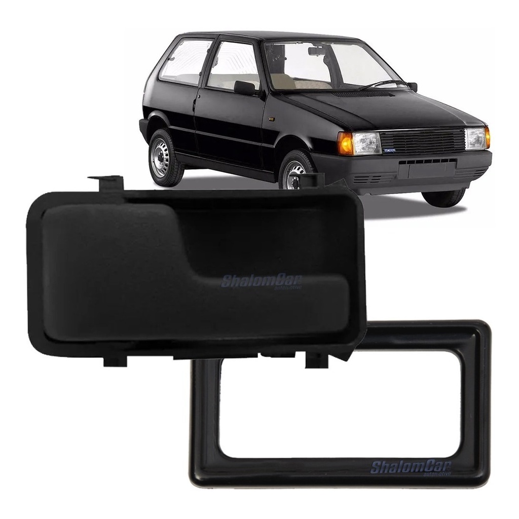 Uno Elba Fiorino Kit Maçaneta + Moldura Interna Porta Esquerda | Shopee ...