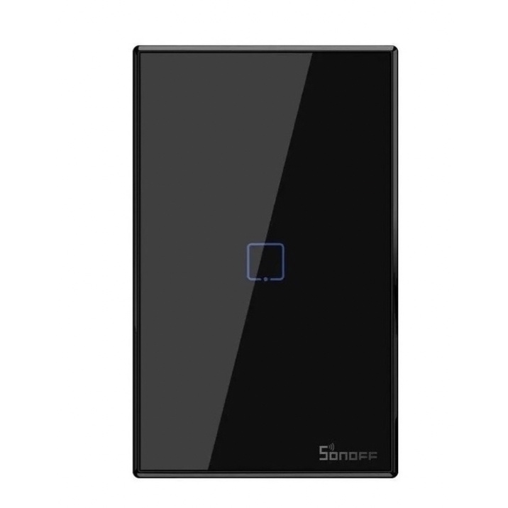 Interruptor Sonoff Wifi Tx3 1 Tecla Preto | Shopee Brasil