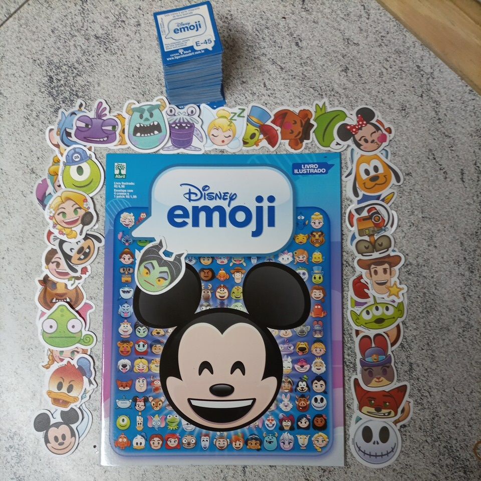 Emoji - album completo com todas as figurinhas soltas para colar ...