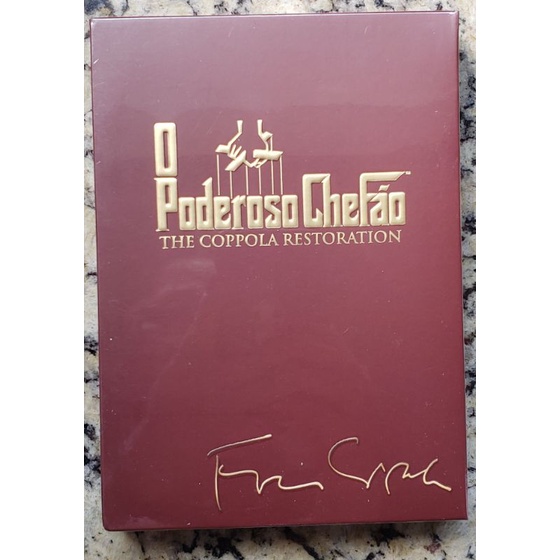 Box dvd O Poderoso Chefao, The Coppola Restoration | Shopee Brasil