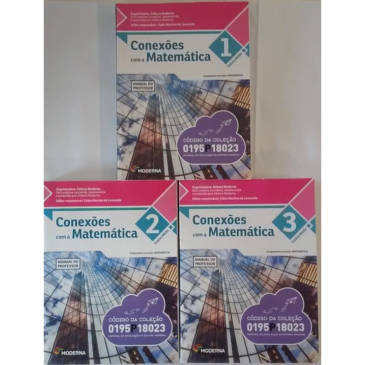 Conexões com a matemática - Três volumes - Manual do professor ...